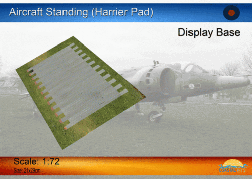 Coastal kits S104-72 1:72 Harrier Pad 297 x 210mm