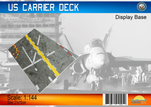 Coastal kits S110-144 1:144 US Carrier Deck 210 x 148mm
