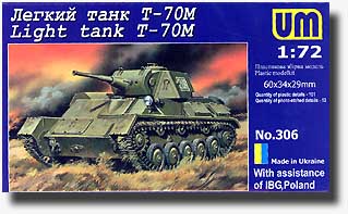 Unimodels 306 T-70M Soviet Light Tank