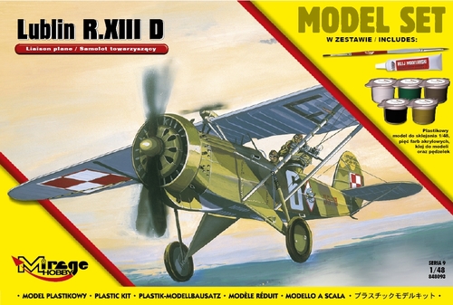 Mirage-Hobby 848093 LUBLIN R.XIII D (Polski Samolot Towarzyszący)