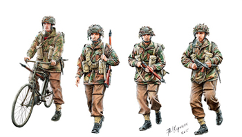 Bronco CB35177 WWII British Paratroops In Action Set A