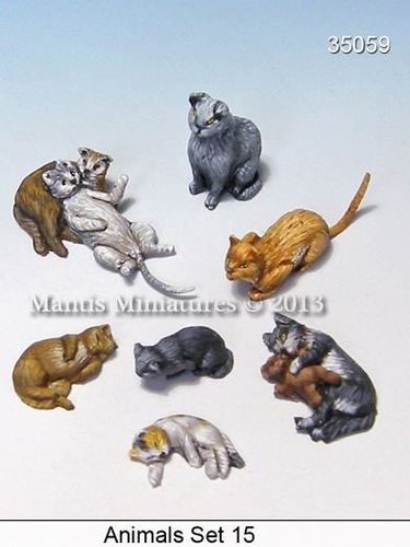 Mantis Miniatures 35059 Animals Set 15