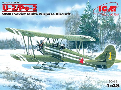 ICM 48251 U-2/Po-2, WWII Soviet Multi-Purpose Aircraft