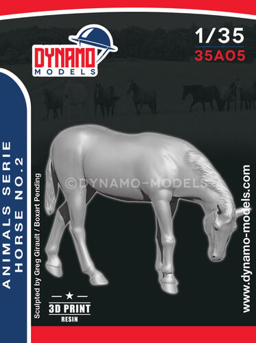 Dynamo-Models 35A05 Animal Set Horse No.2 (3D Printed)