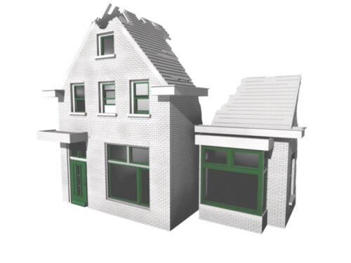 Helmuth's Strongholds 35065 Window Set for HEL-35010 Kit