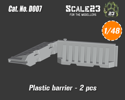 Scale23 48-D007 Plastic barrier (Type 1) - 1 pc