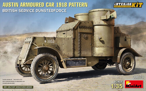 MiniArt 39023 Austin Armoured Car 1918 Pattern British Service Dunsterforce Interior Kit