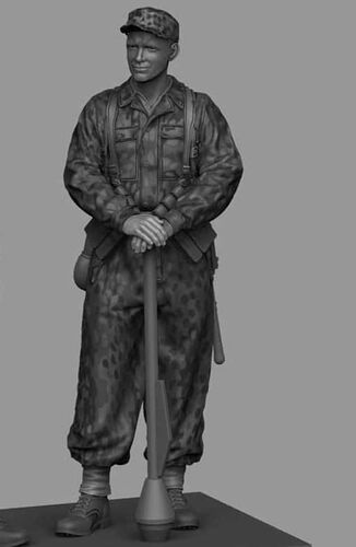 PanzerArt FI35-218 Panzerknacker In Cammo Coverall No. 2