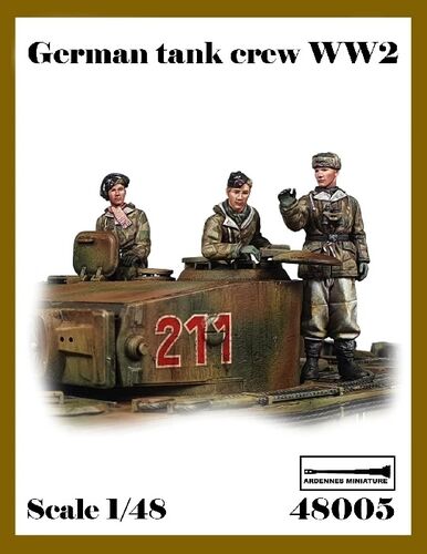 Ardennes Miniature 48005 German Tank Crew WW2