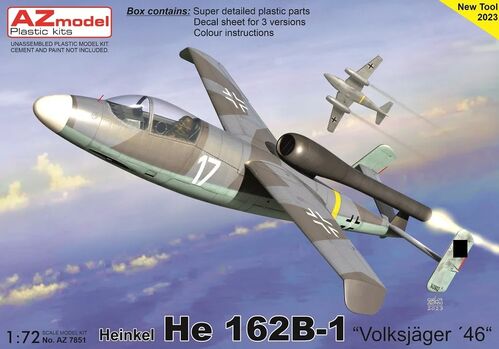 AZ-Model 7851 Heinkel He 162B-1 'Volksjager 46'