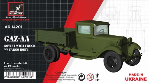 Armory Models Group 14201 GAZ-AA Soviet WWII Cargo Truck With Cargo Body