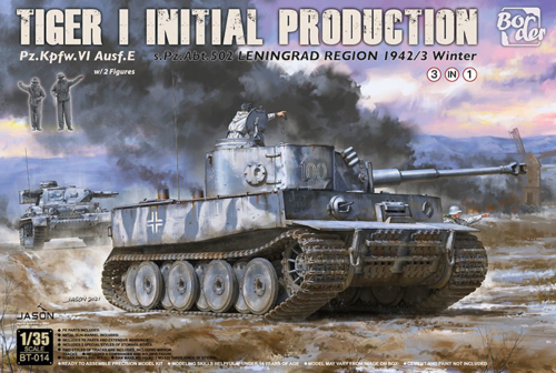 Border Model BT014 Tiger I Initial Production Pz.Kpfw. VI Ausf. E