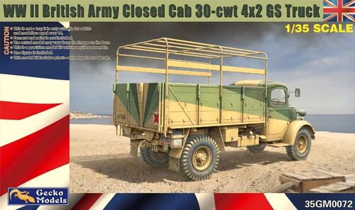 Gecko Models 35GM0072 WWII British Army Closed Cab 30-cwt 4X2 GS Truck
