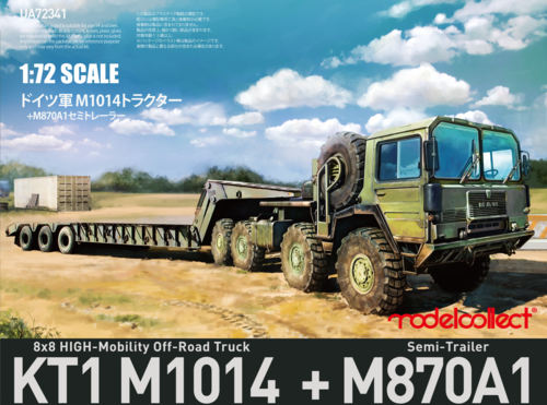 Model Collect UA72341 M1014 8X8 HIGH-Mobility Off-Road Truck + M870A1 Semi-Trailer