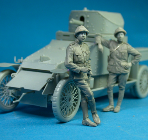 Copper State Models F35-010 Belgian Armoured Car Officer