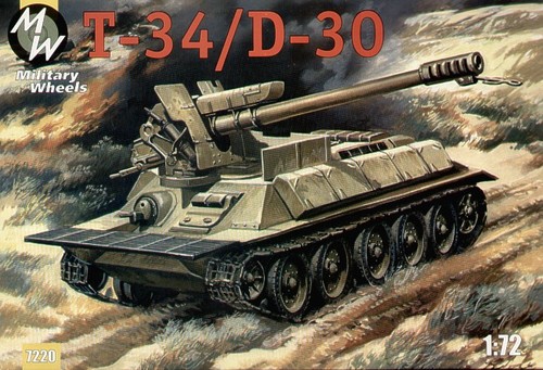 Military Wheels 7220 Syrian Self-propelled gun T-34/D30