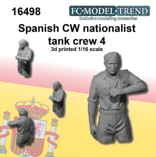FC ModelTrend 16498 Nationalist tank crew 4 SCW