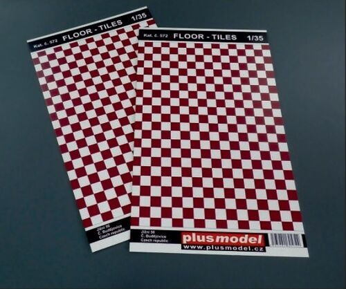 Plus Model 572 Floor - tiles red and white