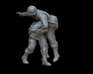 White Stork Miniatures F72038 Leave no man behind