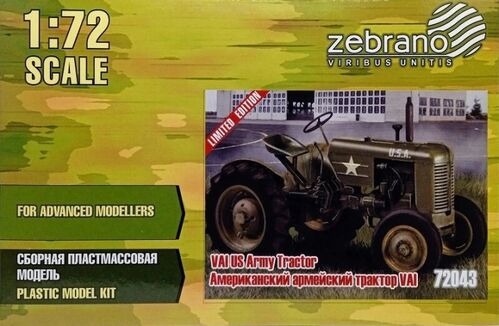 Zebrano 72043 VAI US Army Tractor