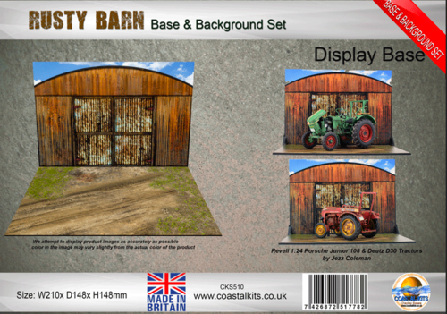 Coastal kits S510 Rusty Barn Base & Background