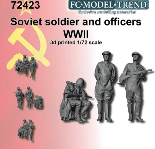 FC ModelTrend 72423 Soviet soldiers, set 1