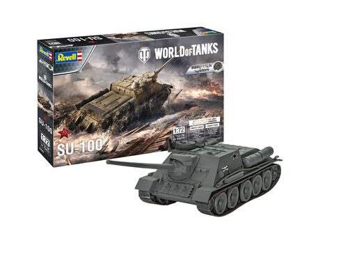 Revell 03507 SU-100 "World of Tanks" easy-click system