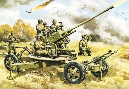 Unimodels 517 37-mm antiaircraft gun model 1939 K-61 (late variant)