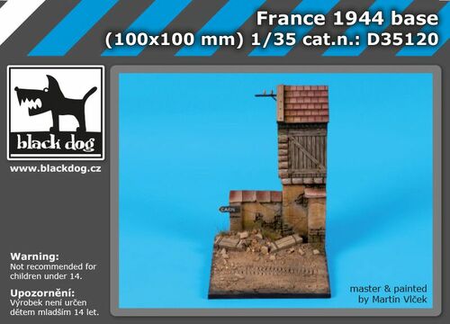 Black Dog D35120 France 1944 base (100x100 mm)