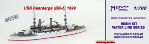 NIKO MODEL 7060 USS Kearsarge BB-5