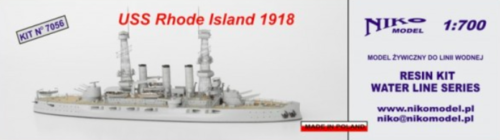 NIKO MODEL 7056 USS Rhode Island 1918