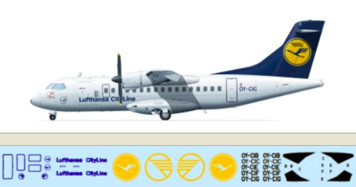 F-RSIN P4025 ATR 42 - Lufthansa Cityline