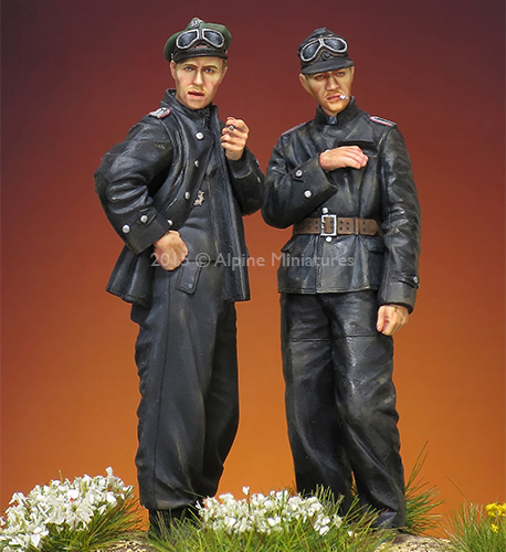 Alpine Miniatures 35207 WSS AFV Crew 44-45 Set (2 figs)