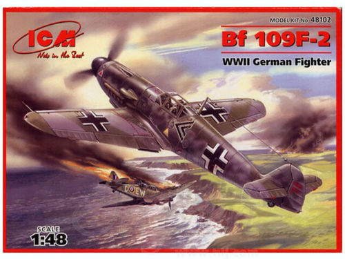 ICM 48102 Bf 109F-2 WWII German Fighter