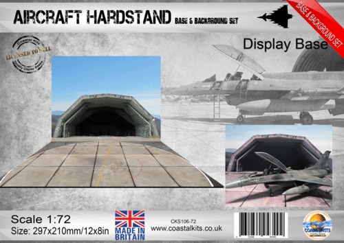 Coastal kits S106B-72 Aircraft Hardstand with Background 297 x 210 x 297mm