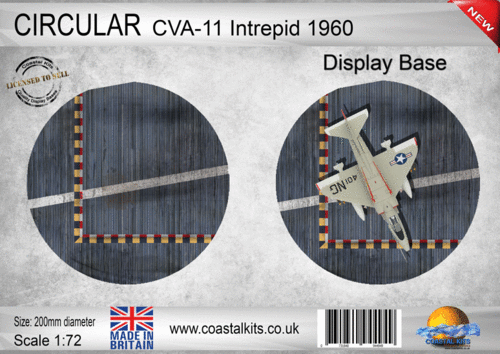 Coastal kits C20100 CVA11 Intrepid 1960 Carrier Deck 200mm