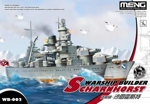 Meng Model WB002 Warship Builder Series Scharnhorst