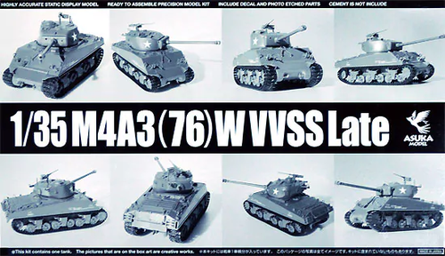 Asuka model 35-043 M4A3 (76) W VVSS Late