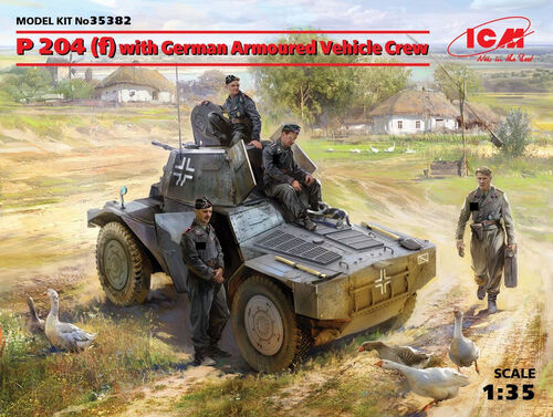 ICM 35382 P 204 (f) with German Armoured Vehicle Crew