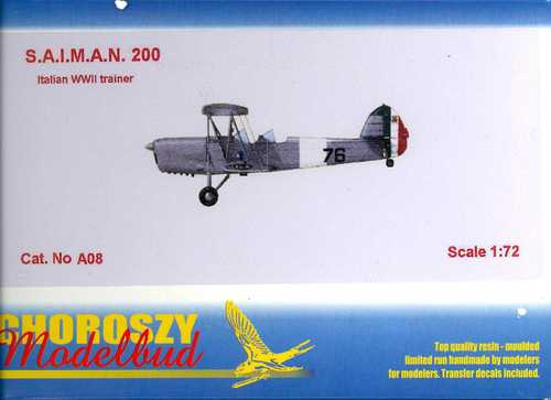 Choroszy Modelbud A08 S.A.I.M.A.N. 200 Italian WWII trainer