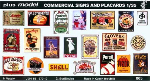 Plus Model 005 Commercial Signs and Placards