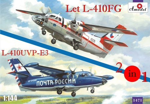 A-Model 01471 Let L-410FG i L-410UVP-E3 Czechoslovakia, Russian