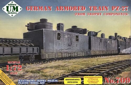 UM MT 709 German Armored Train PZ-27 (From Trophy Components)