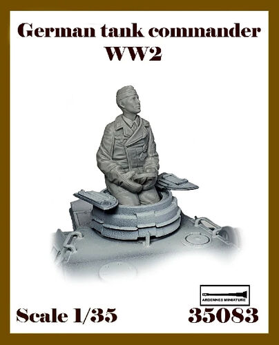 Ardennes Miniature 35083 German Tank Commander WW2