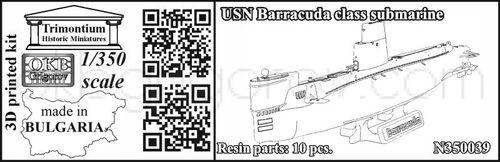 OKB Grigorov N350039 USN Barracuda Class Submarine