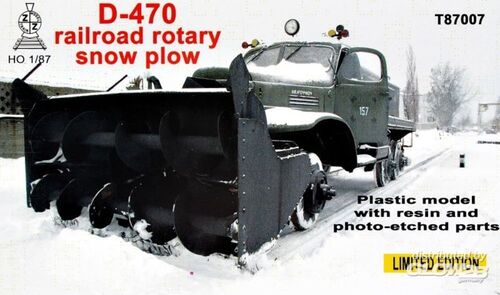 ZZ Modell 87007 D-470 Railroad rotary snow plow