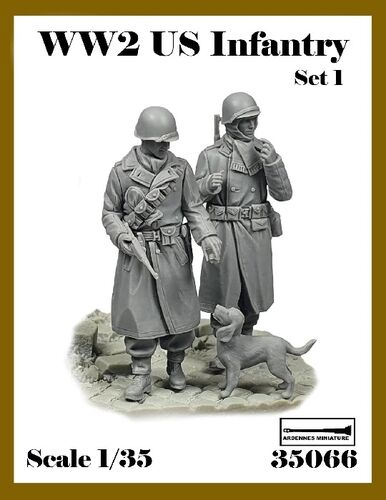 Ardennes Miniature 35066 US Infantry WW2 Set 1