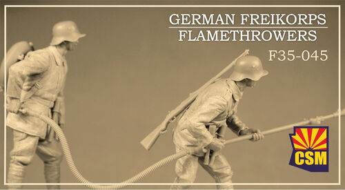 Copper State Models F35-045 German Freikorps Flamethrowers