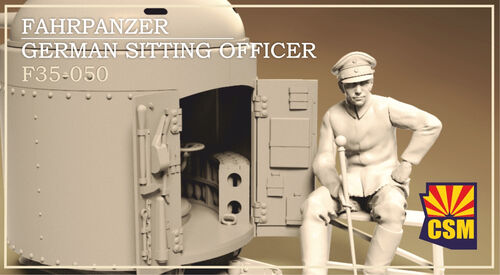 Copper State Models F35-050 Fahrpanzer German Sitting Officer