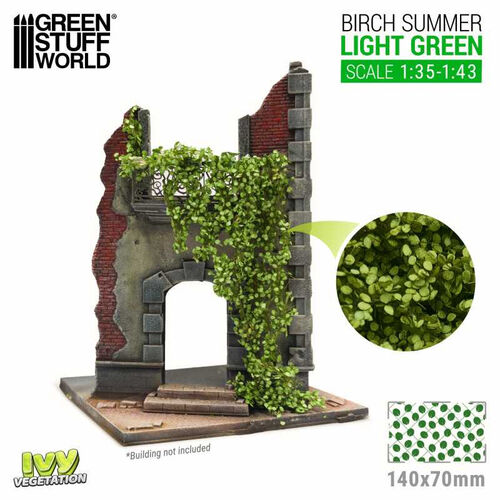 Green Stuff World 4648 Ivy Foliage - Light Green Birch Summer - Large
